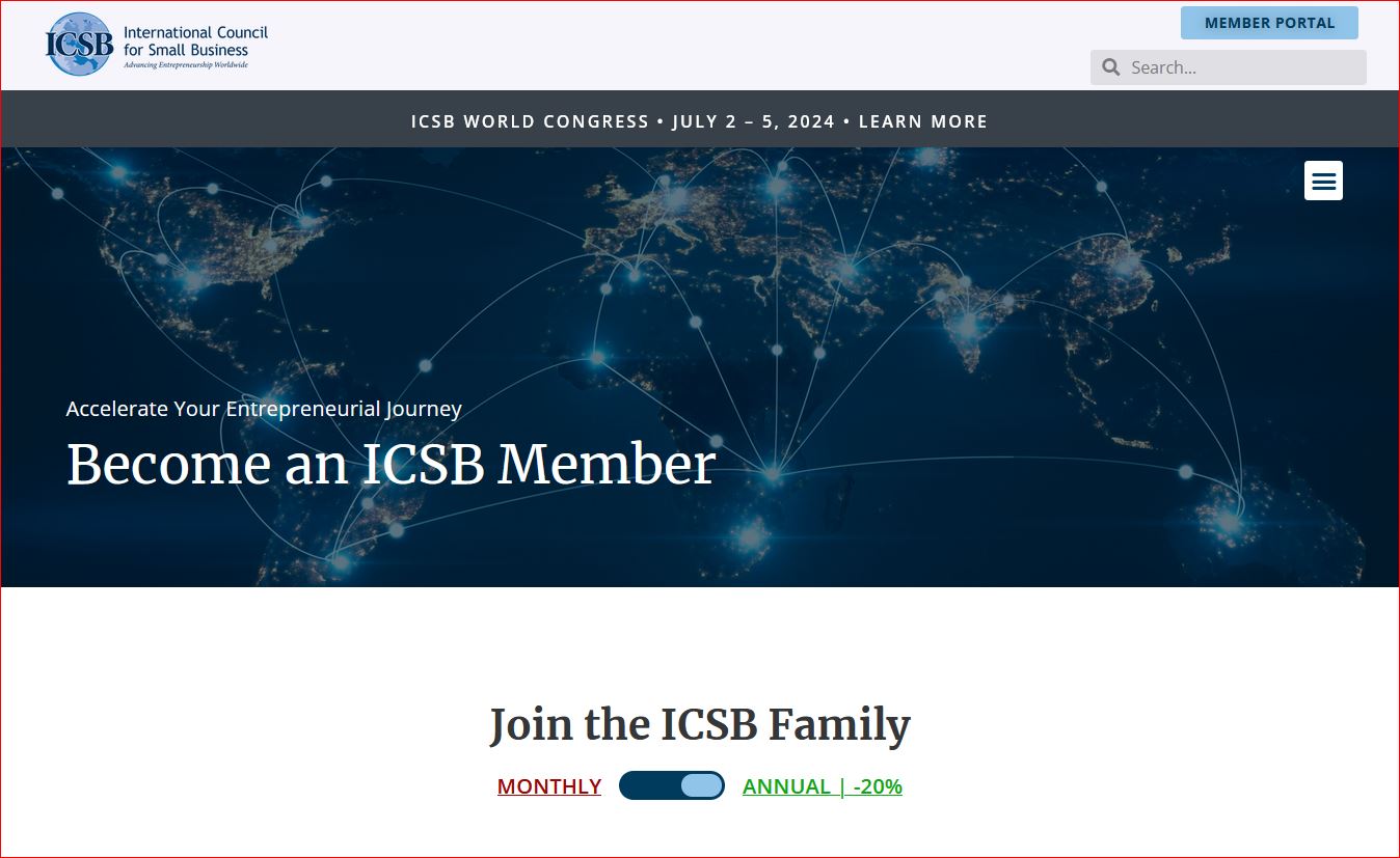 Become an ICSB Member | ICSB | International Council for Small Business