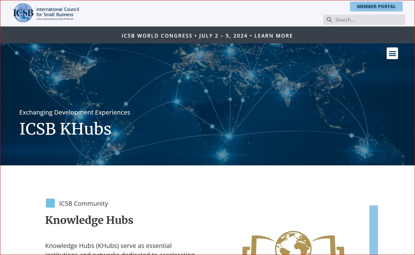 KHubs | ICSB | International Council for Small Business