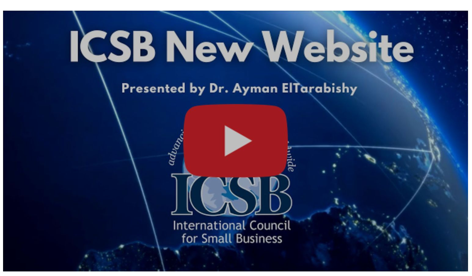 ICSB New Website Features Launched | ICSB | International Council For ...